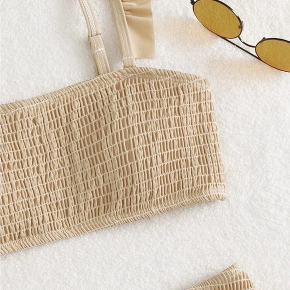 Jennifer's Chic Boutique | Swim | Neutral Minimalist High Waist Khaki ...